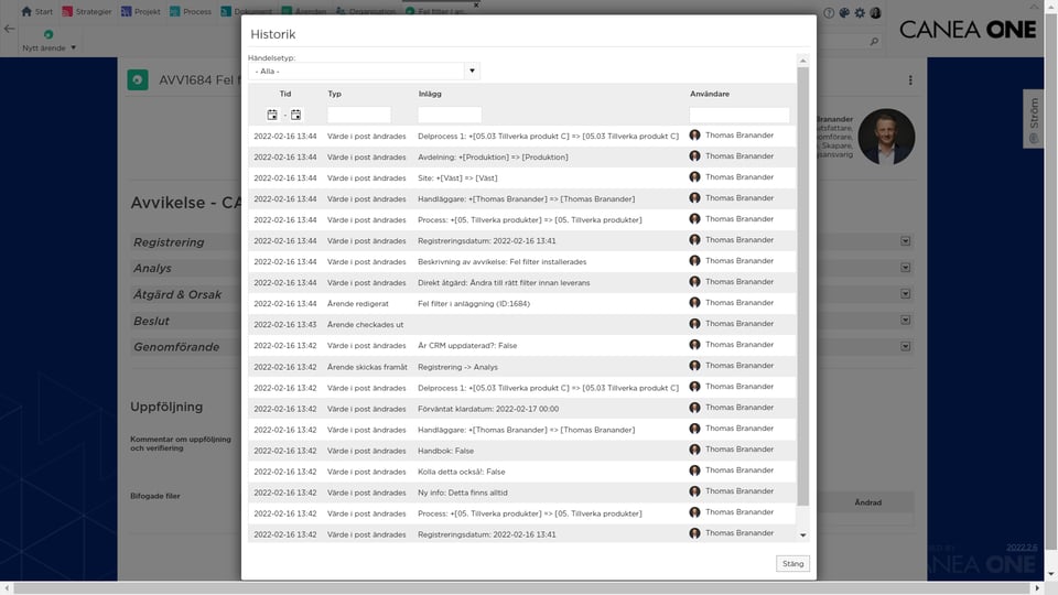 Avvikelsehanteringssystem - Effektiv avvikelsehantering | CANEA