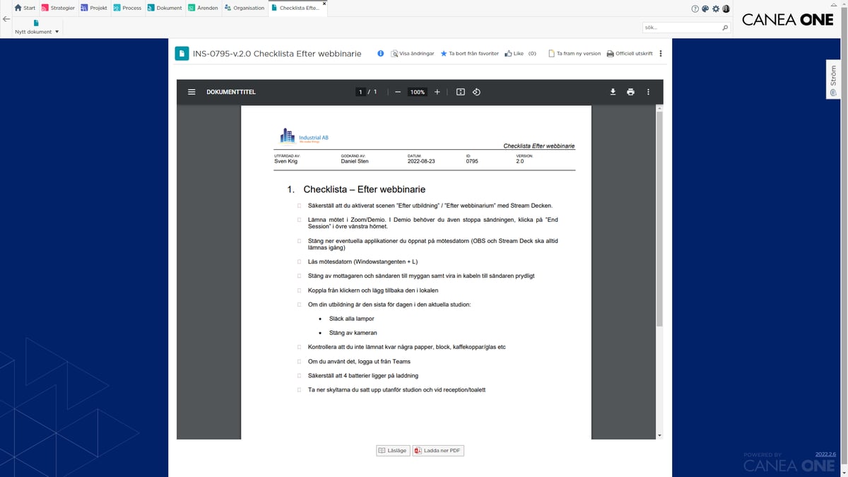 Dokumenthantering - Effektiv dokumentstyrning | CANEA