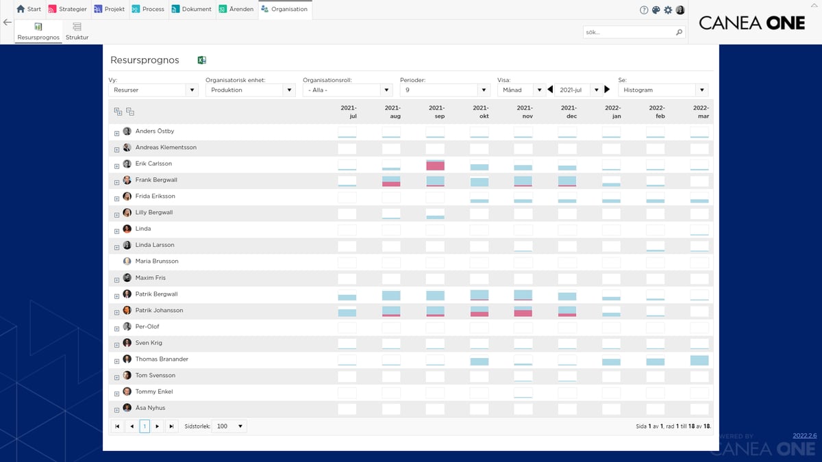 Projektverktyg - Heltäckande system för komplexa projekt